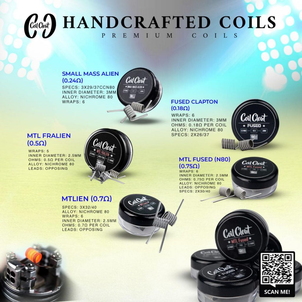 COIL CLOUT : PREBUILD CLAPTON COIL - HyperVape