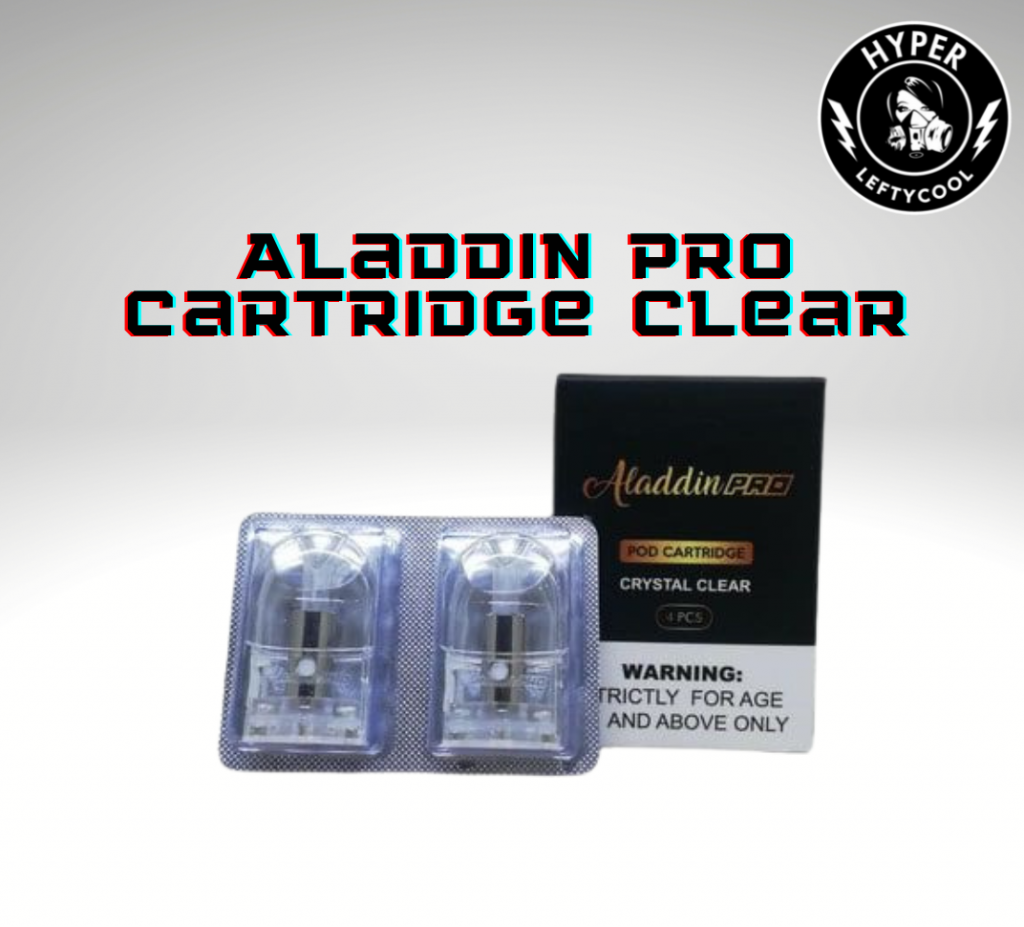 ALADDIN : ALADDIN PRO CRYSTAL CLEAR POD CARTRIDGE (4pcs) - HyperVape