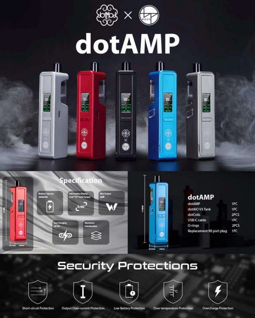 dotMod X BP Mods dotAMP AIO Kit - HyperVape